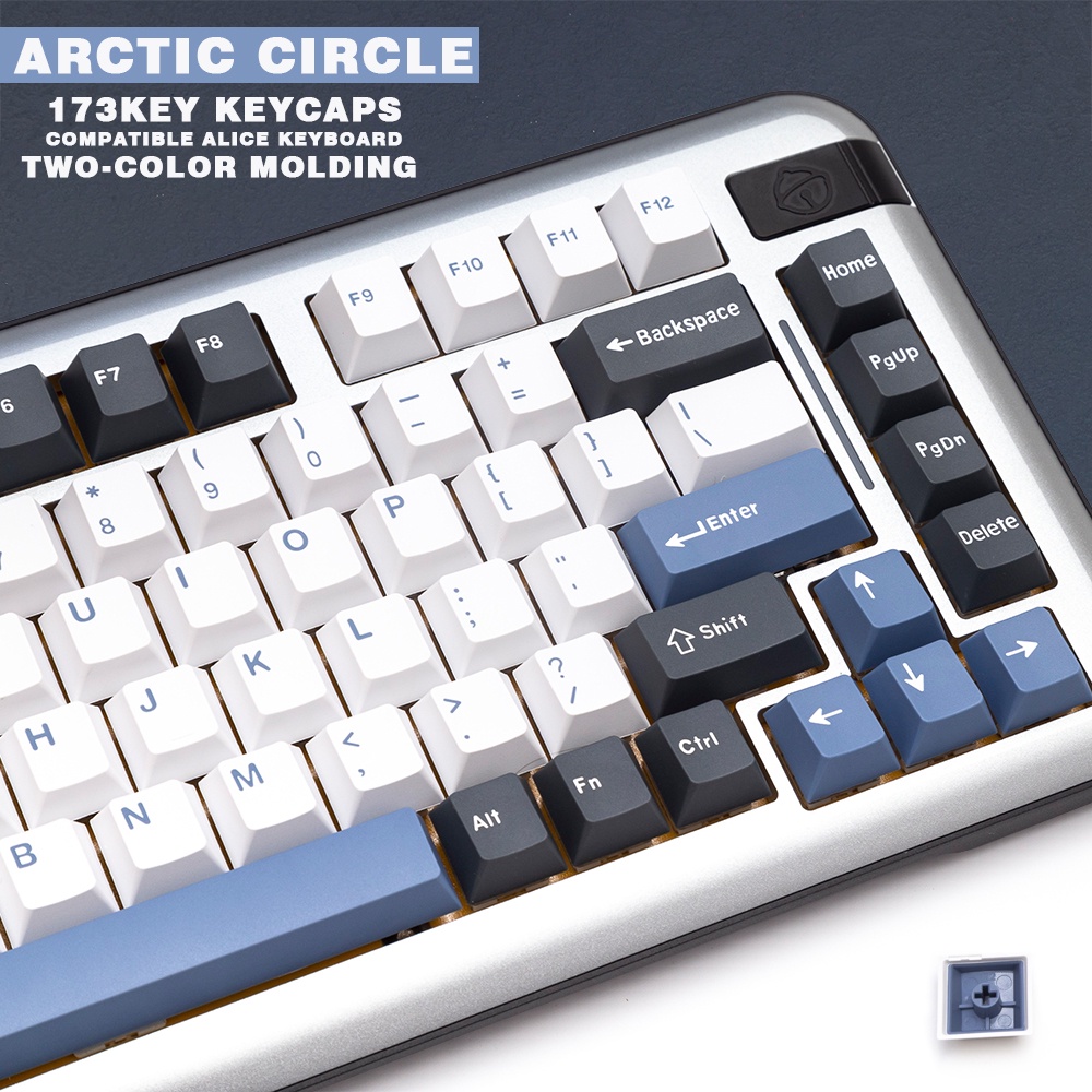 NEW Arctic Circle Keycaps Cherry Profile 173Key PBT Two-color Molding ...