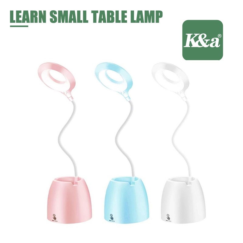 K&A Student Table Lamp Dimmable Eye-Caring Usb Rechargeable Study For ...
