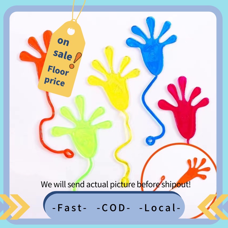 Rainbow Sticky Hands/Hammer Funny Cute Toy Tiktok Trending Toy Old ...