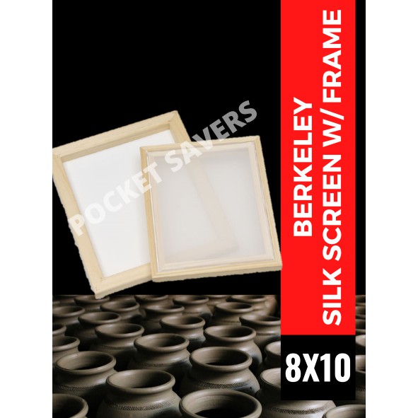 Berkeley Silk Screen with Wood Frame (Mesh Cloth Silkscreen) | Shopee ...
