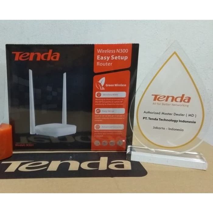 Tenda N301 Wireless Router 2 Antenna - White | Shopee Philippines