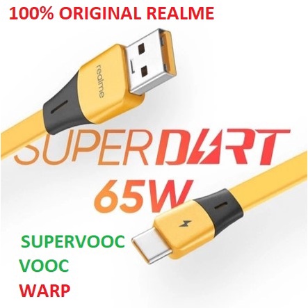 Realme Data Cable SuperDart SuperVooc Type C 65W Original Pack | Shopee ...