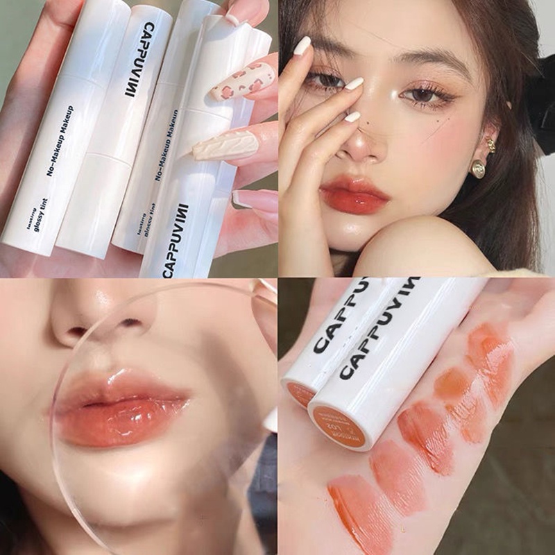 cappuvini® 3D Plumping Lip balm Waterproof lip tint Glossy liquid ...