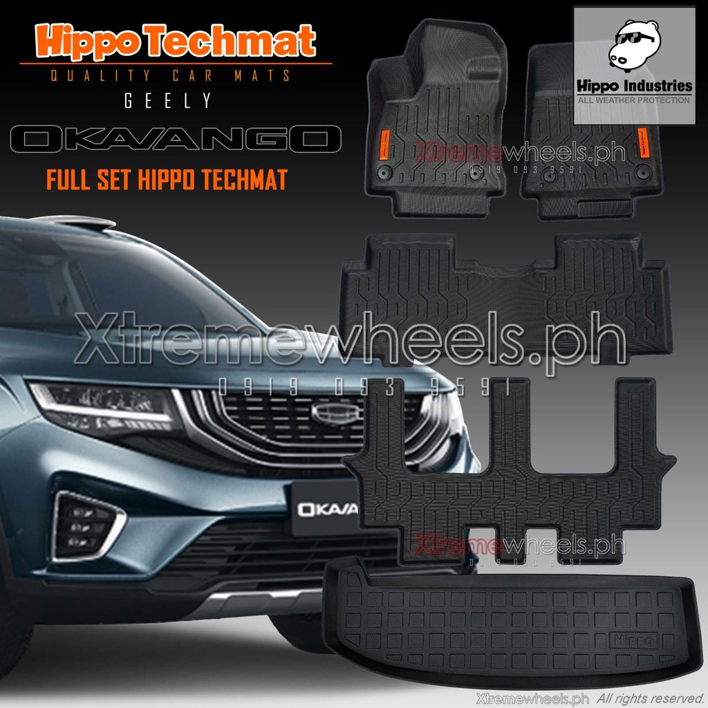 Geely Okavango 2020-2025 Hippo Techmat Brand Thick Deep Dish Floor ...