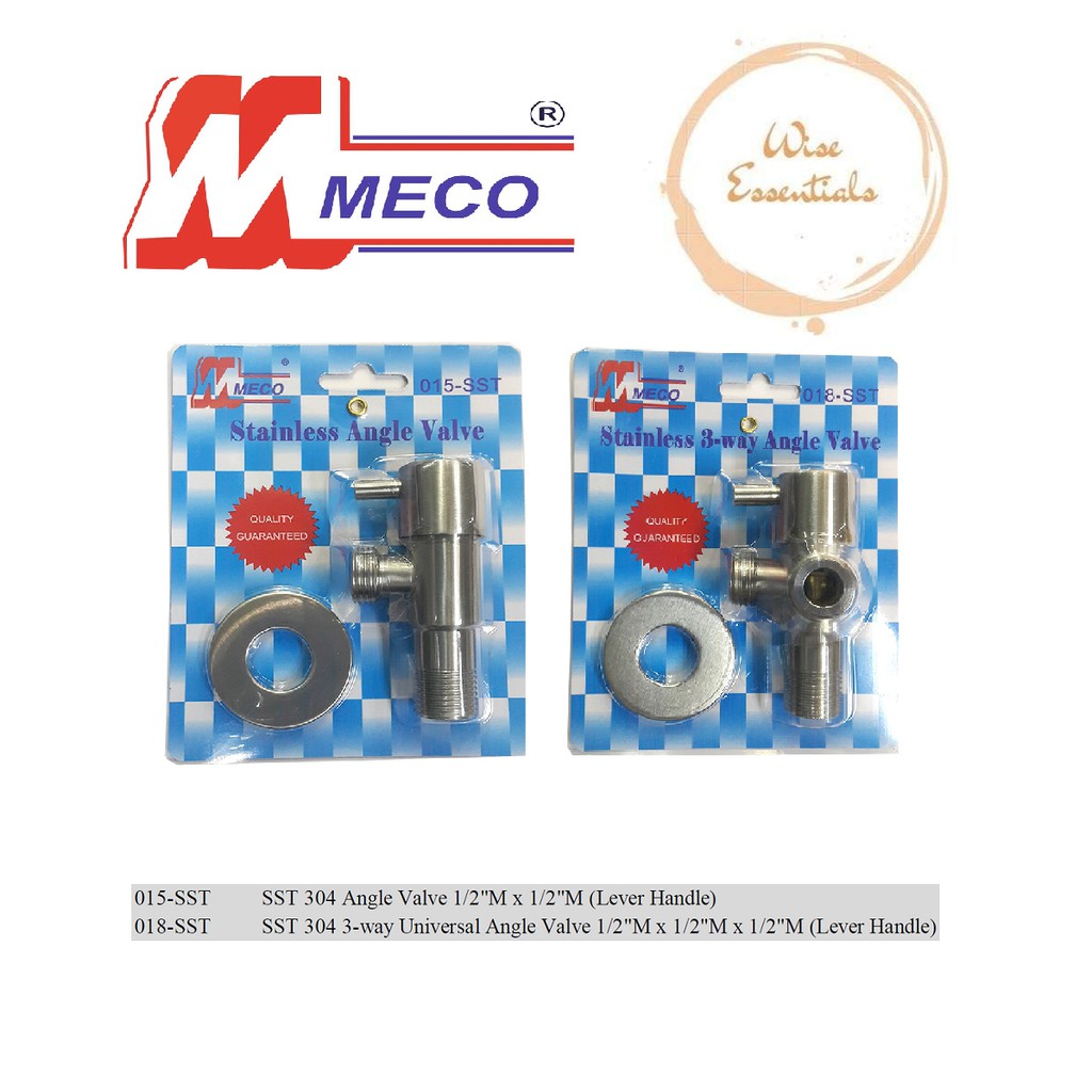 MECO Stainless Angle Valve | Shopee Philippines