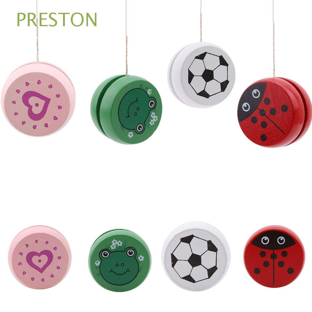 PRESTON Cute Yo-Yo For Children Ladybug Yoyo Toys Wooden Creative ...