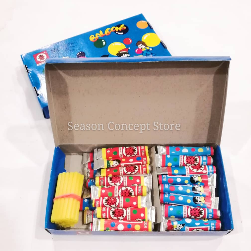 Ladybird Brand Blowing Balloon 32pcs per Box / Belon Tiup 32pcs ...