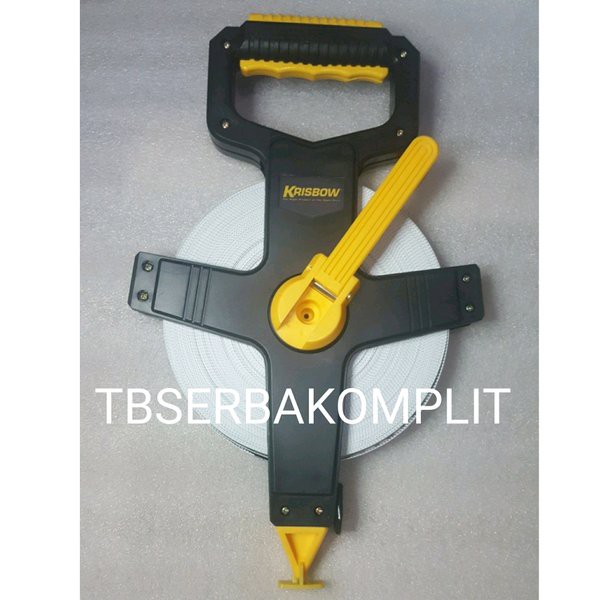 Krisbow 50M Measuring Tape Measuring Tape Roll Fiberglass 50 meters 50 ...