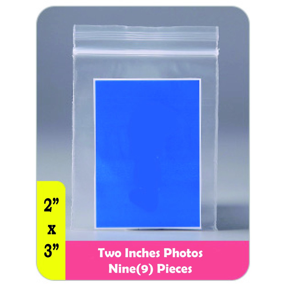 (SMALL SIZE) [2x3", 2.5x3.5", 3x4", 3x5", 4x6"] PE Plastic Zipper Zip ...