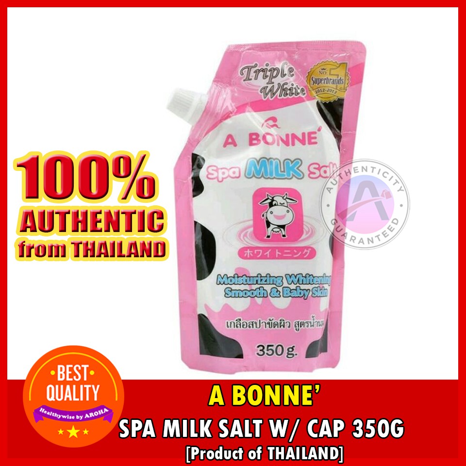 Original ABONNE Spa Milk Salt Body Scrub 350g (TWISTED CAP) from ...