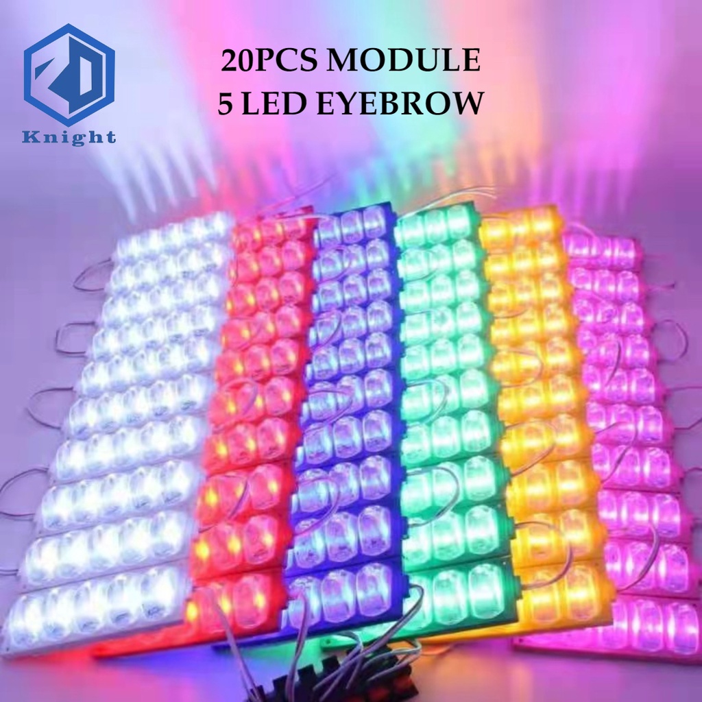 KNIGHT MODULE WHELL EYEBROW DESIGN 5D ARC LIGHT CAR LIGHTS 6W | Shopee ...