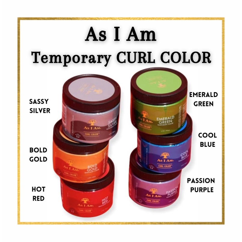 As I Am Curl Color Temporary Color & Damage Free 6oz (CGM Approved ...
