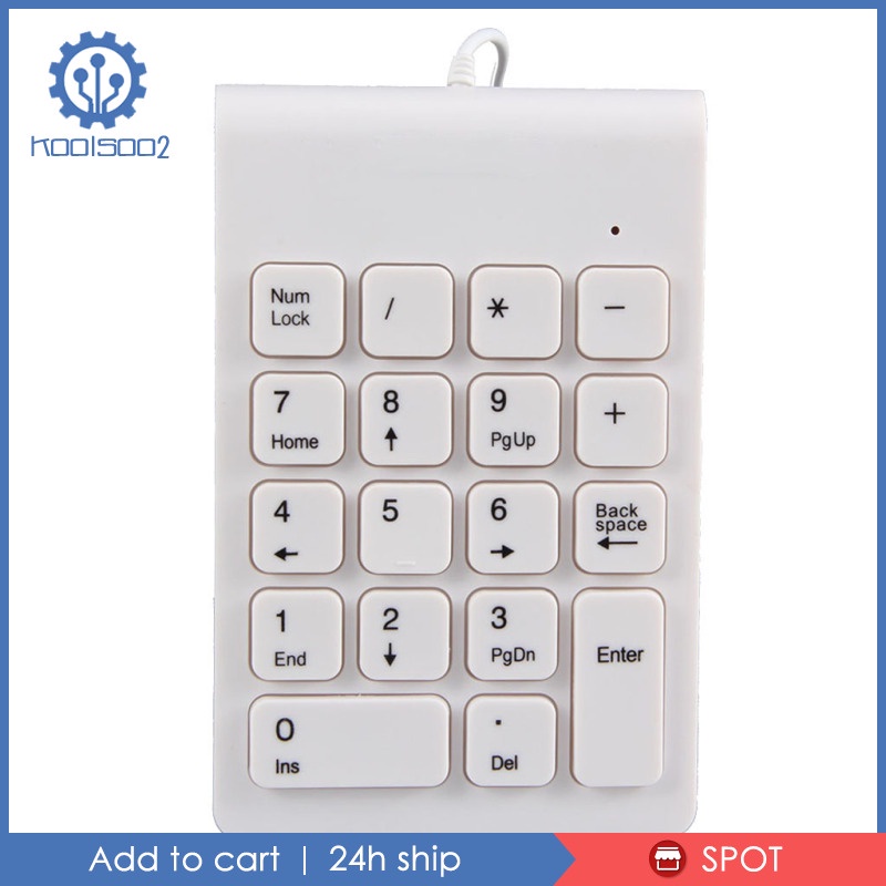 [KOO2-9Handa Mini USB 18-keys Num Pad Numeric Number Keypad Keyboard ...