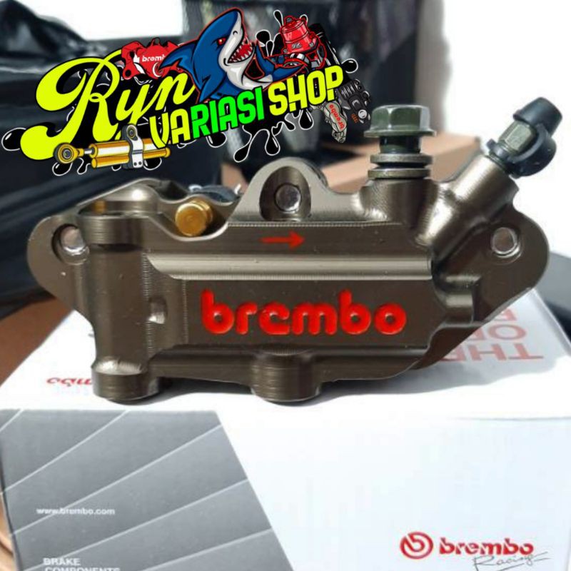 Universal 4p bremb brown/brown monoblock calipers | Shopee Philippines