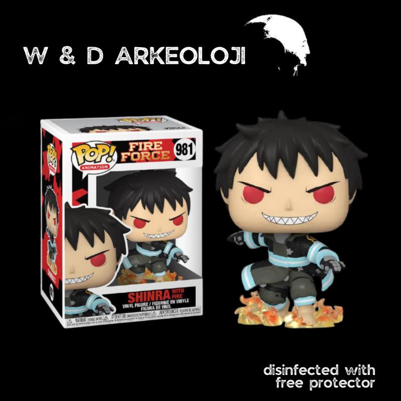Funko Pop! Fire Force - Shinra with fire #981 | Shopee Philippines