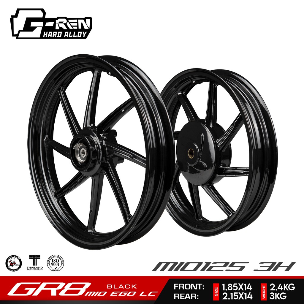 G-REN Mags Gr8 For Mio M3 Mio I 125 Egolc 3 Holes 1.85x2.15-14 | Shopee ...