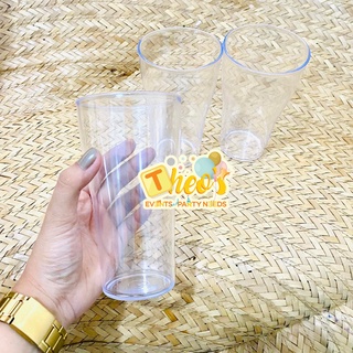 5pcs ACRYLIC GLASS/ TRANSPARENT PLASTIC BASO/ COCA COLA GLASS/ JOLIBEE ...