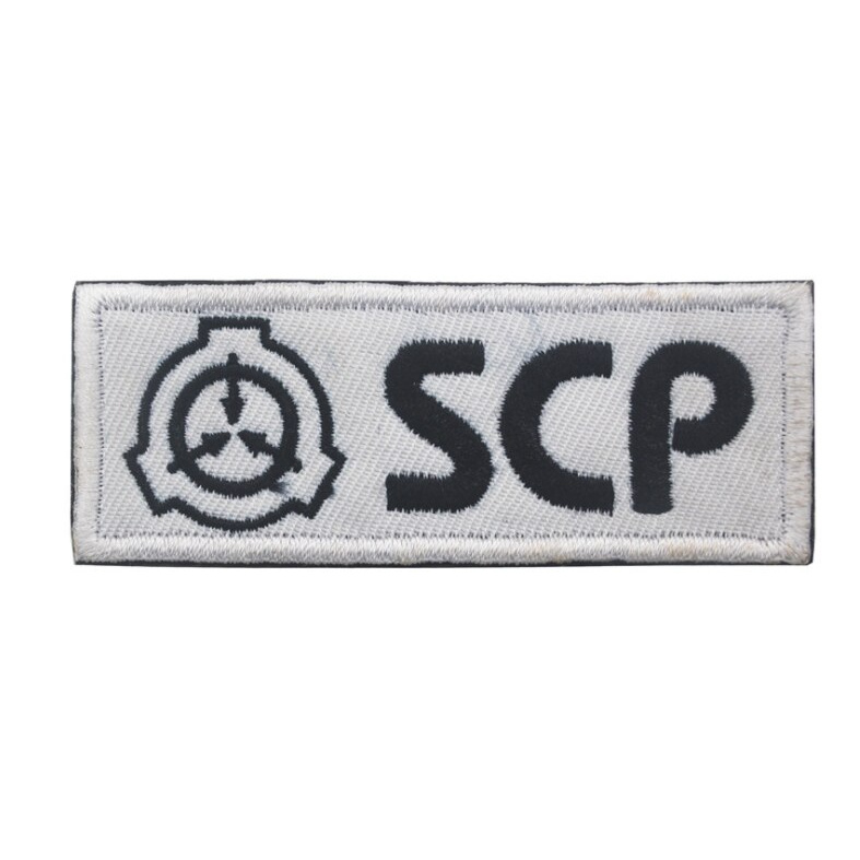 1pcs Embroidery SCP Foundation Velcro Patch Tactical Battle Badge ...