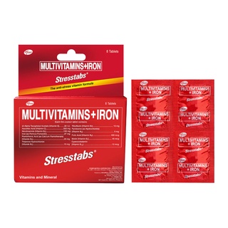 STRESSTABS Multivitamins + Iron 8 Tablets | Shopee Philippines