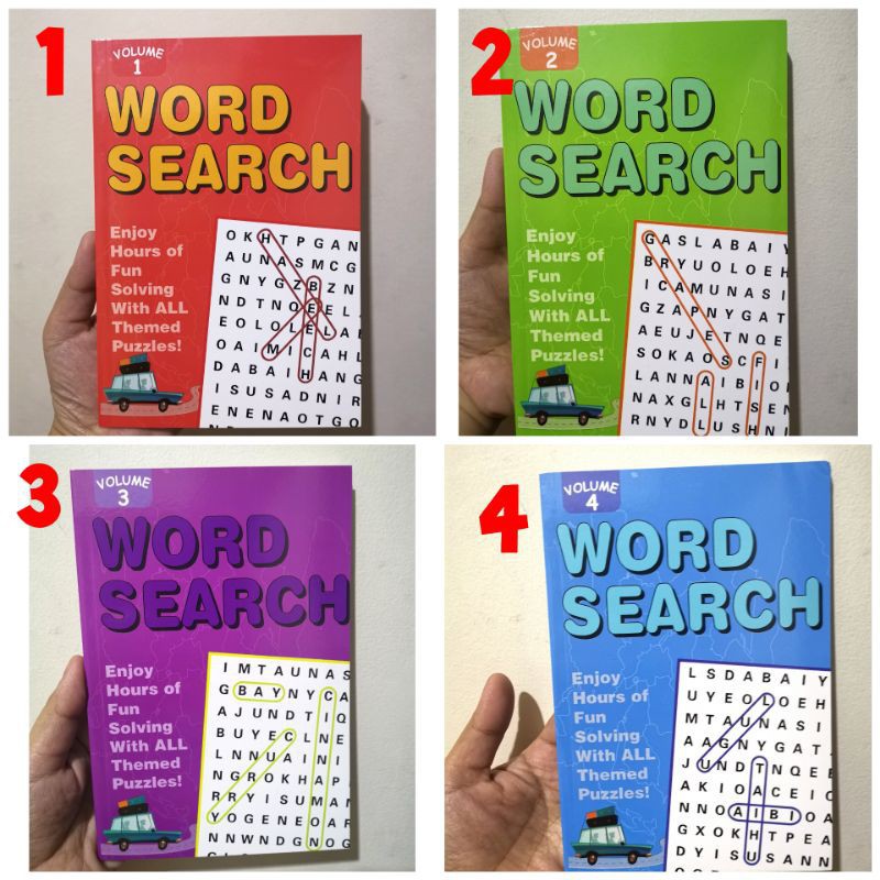 [cnw] Word Search or Word Hunt Book (84 themed Puzzles) | Shopee ...