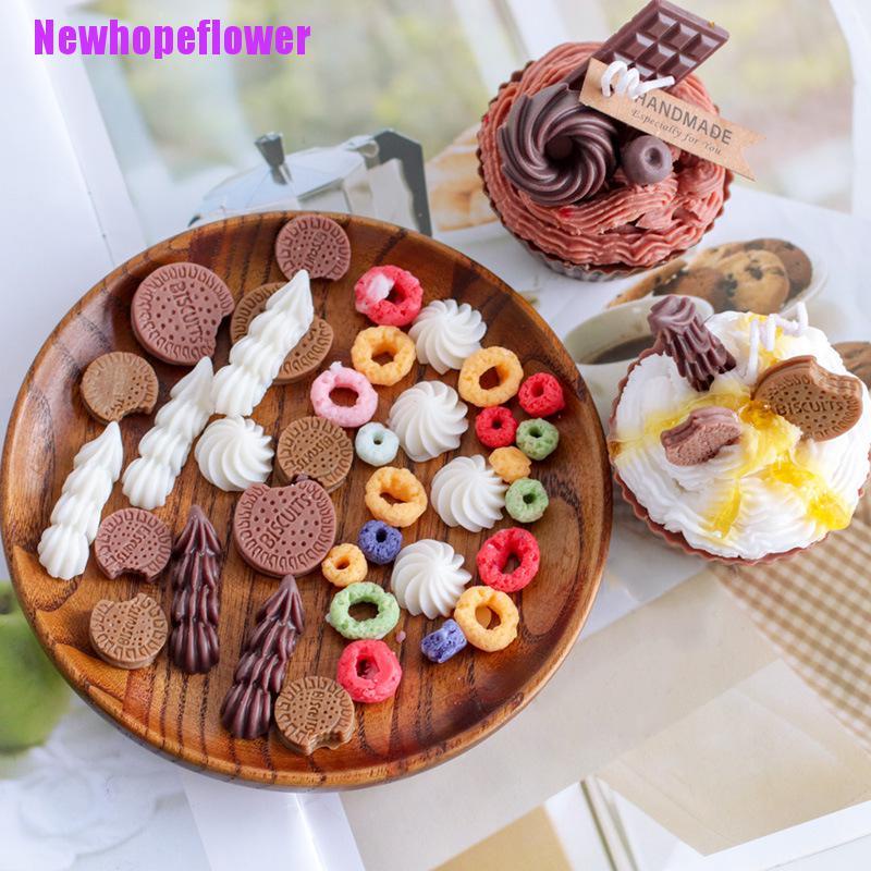 CKFR Diy Cream Glaze Cake Candle Mold Donut Circle Decoration Silicone ...