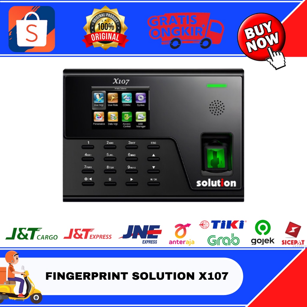 Fingerprint SOLUTION X107 | Shopee Philippines