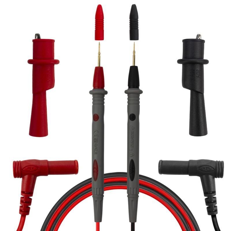 AOT.Universal Needle Tip Probe Test Leads Pin Digital Multimeter Multi ...