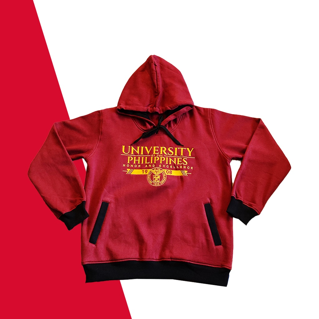 UPBEAT-University of the Philippines-Hoodie Maroon | Shopee Philippines