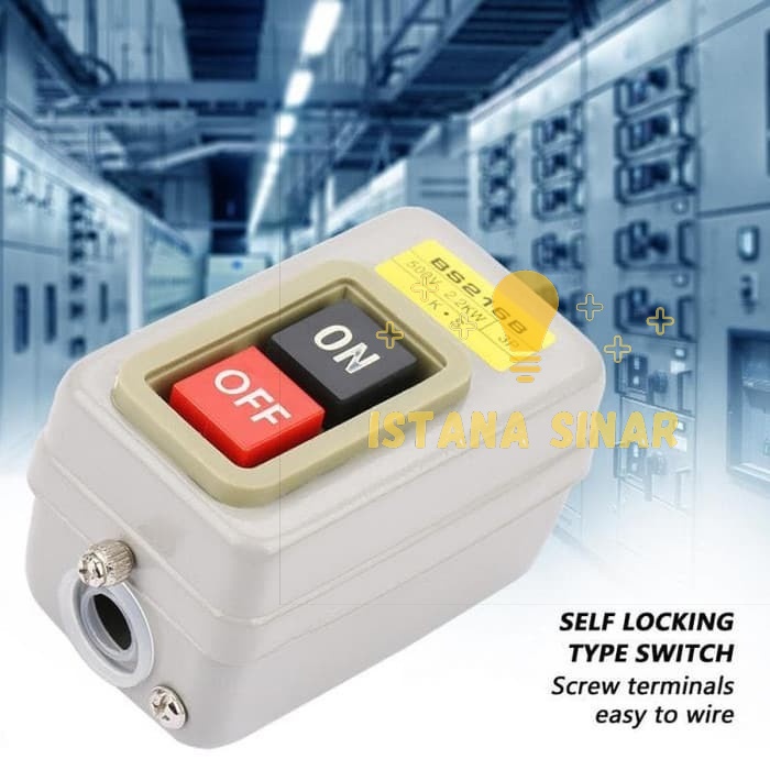 TOMBOL Push Button Switch Self Lock Push Button Switch 15 A / 30 A ...