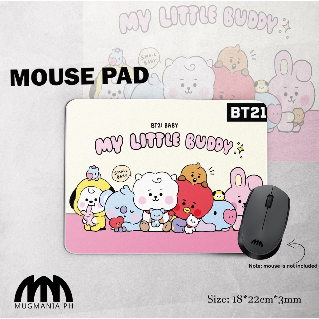 KPOP Mouse Pad - Mugmania - KPOP Character - KPOP Mouse Pad V10 - 18 ...