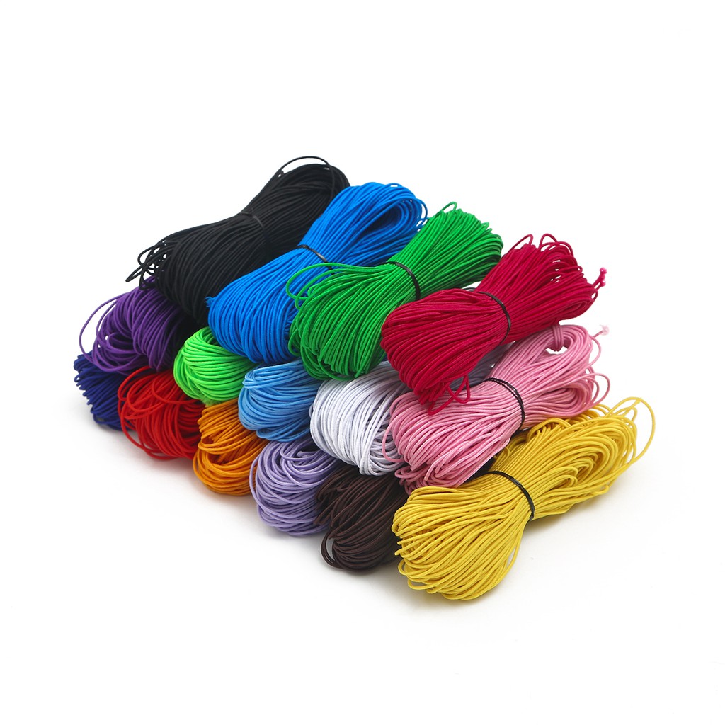25m/bag 15 Colors 1MM Elastic Stretch Cord Beads Cord String Strap Rope ...