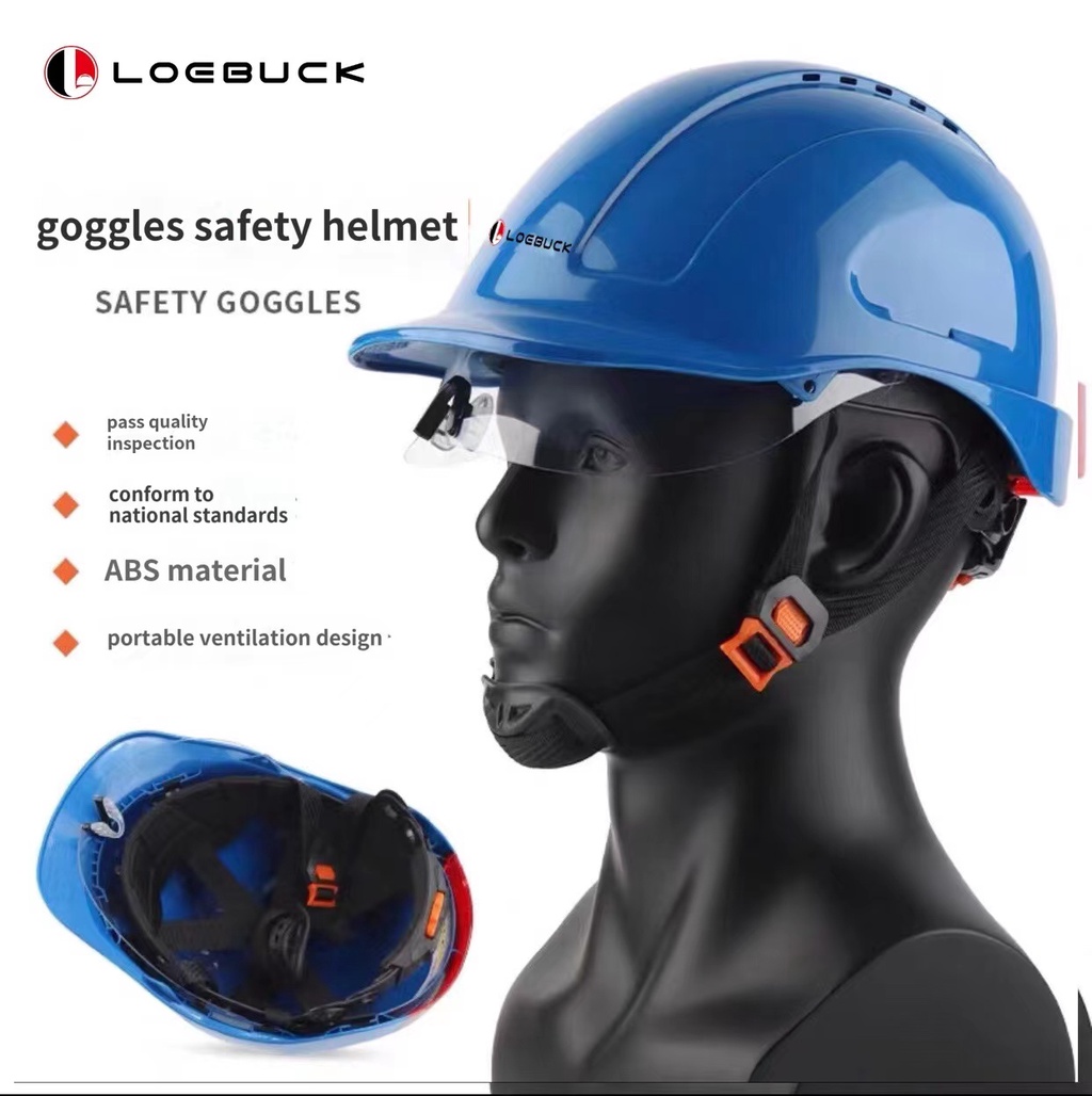 LOEBUCK safety helmet abs site workers anti-collision safety helmet ...