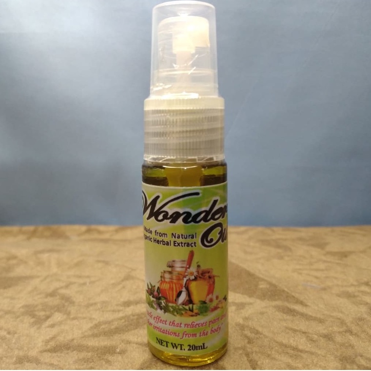 Wonder Oil 100% Organic (20ml) | Shopee Philippines