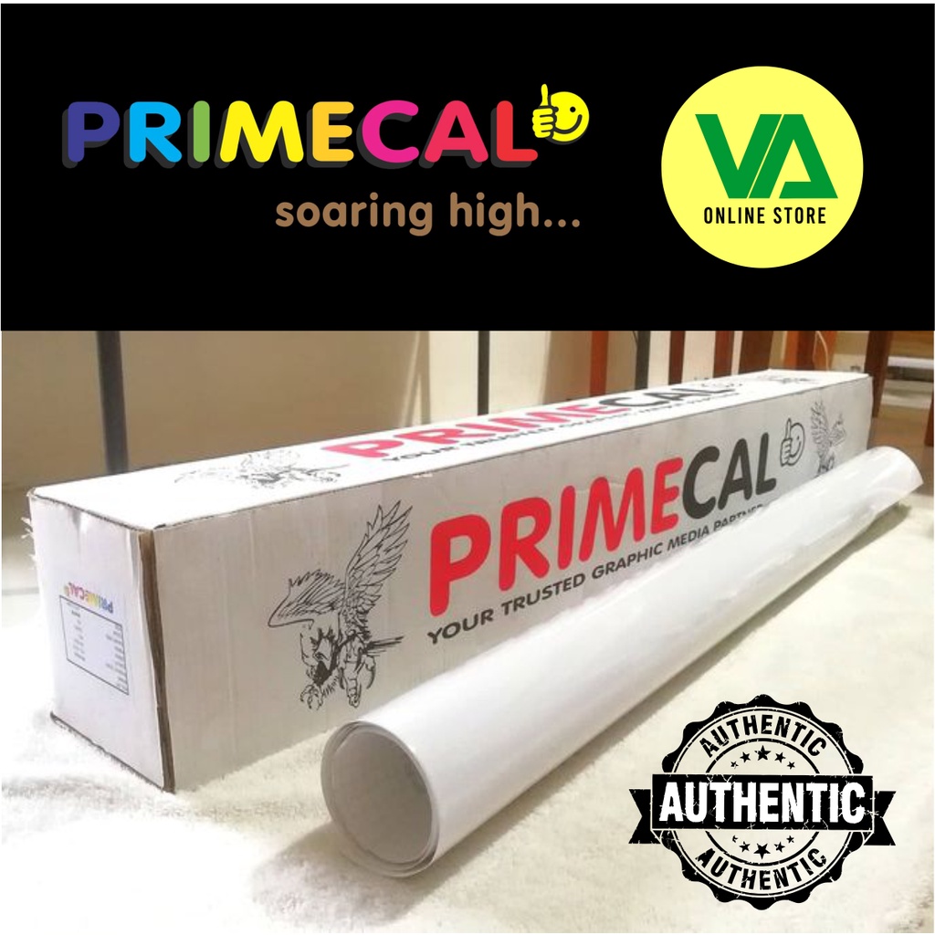 PRIMECAL Vinyl Sticker Authentic - 2ft and 4ft wide version | Shopee ...