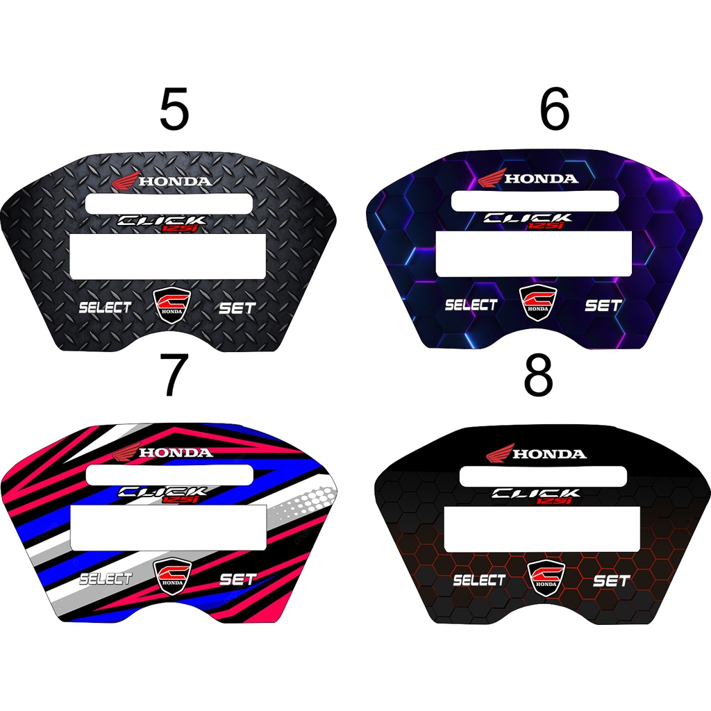 Panel gauge protector honda click 125i sticker decals | Shopee Philippines