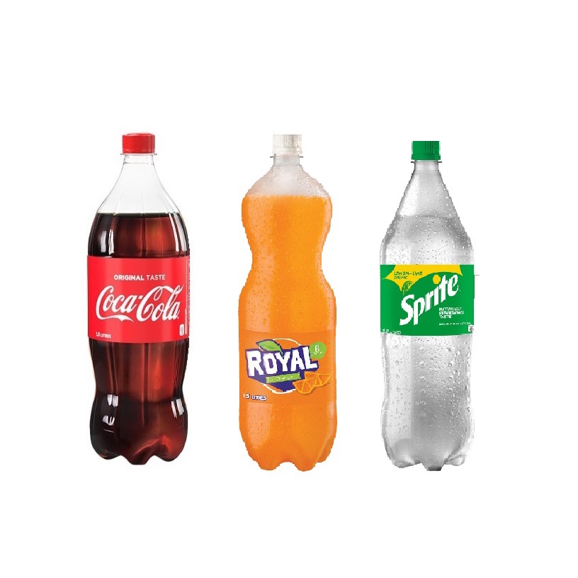 Coke Sprite Royal 1 5l Rainbow Pack Shopee Philippines