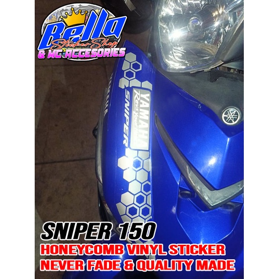 Sniper 150 Honeycomb Sticker, Vinyl Cutout Sticker, Quality Made ...