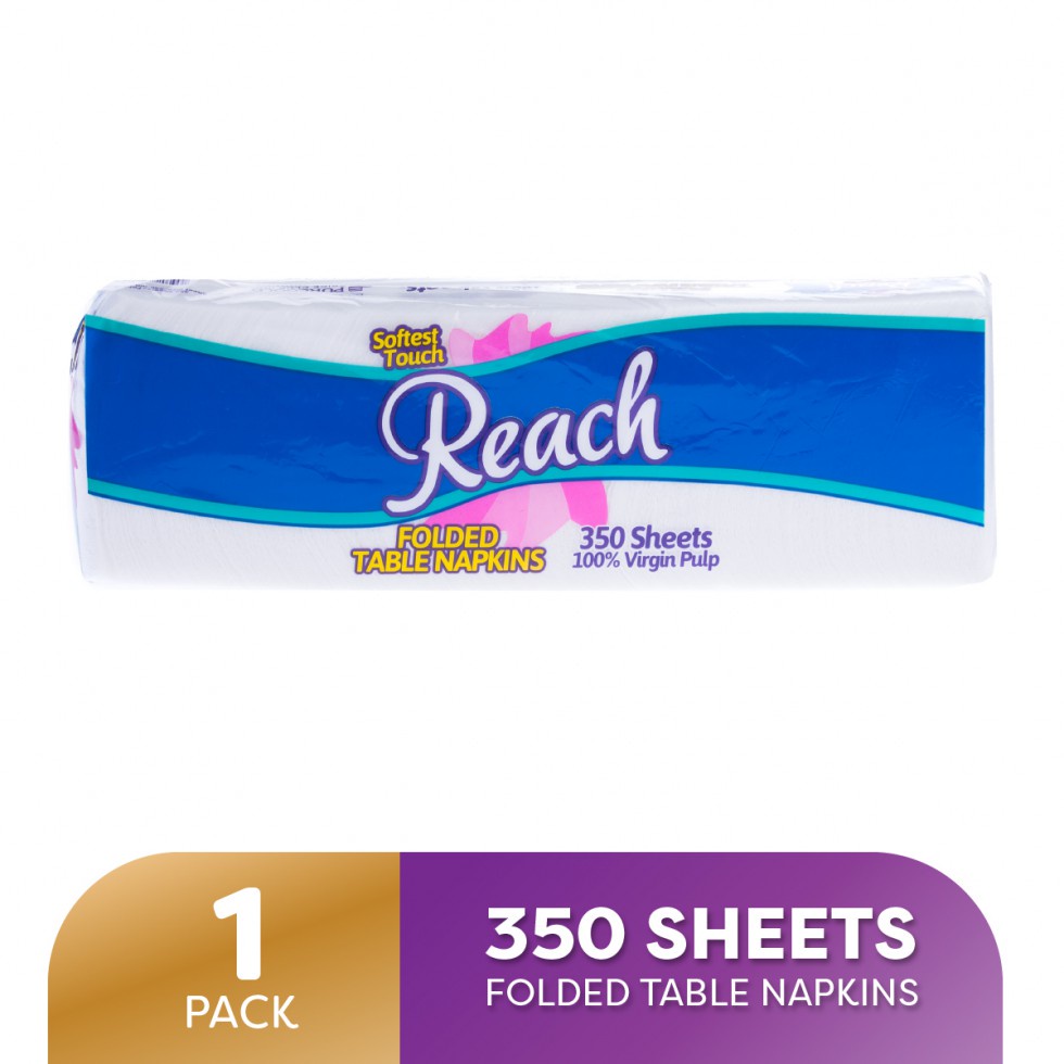 Reach Table Napkin Folded 350 Sheet | Shopee Philippines