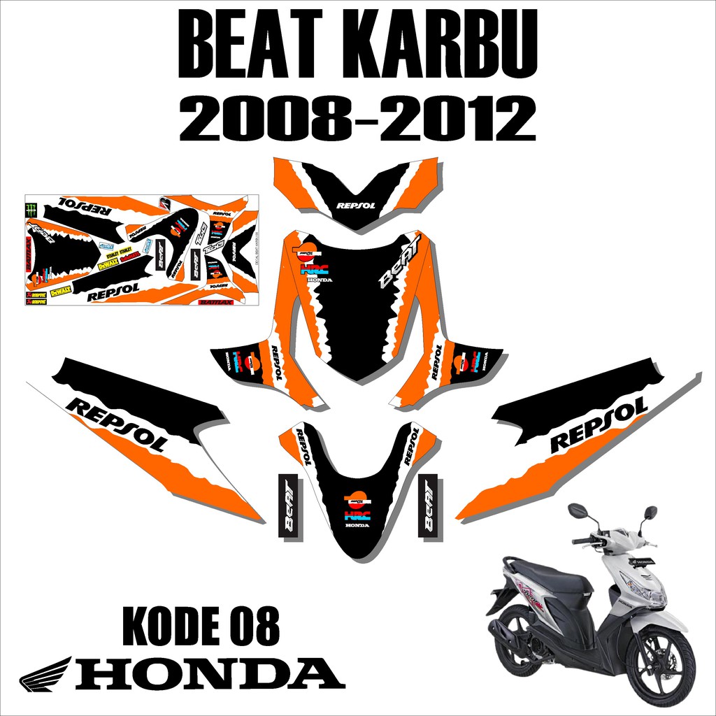 Full Body Beat Karbu Sticker Decal 2008 2009 2010 2011 2012 Variations ...