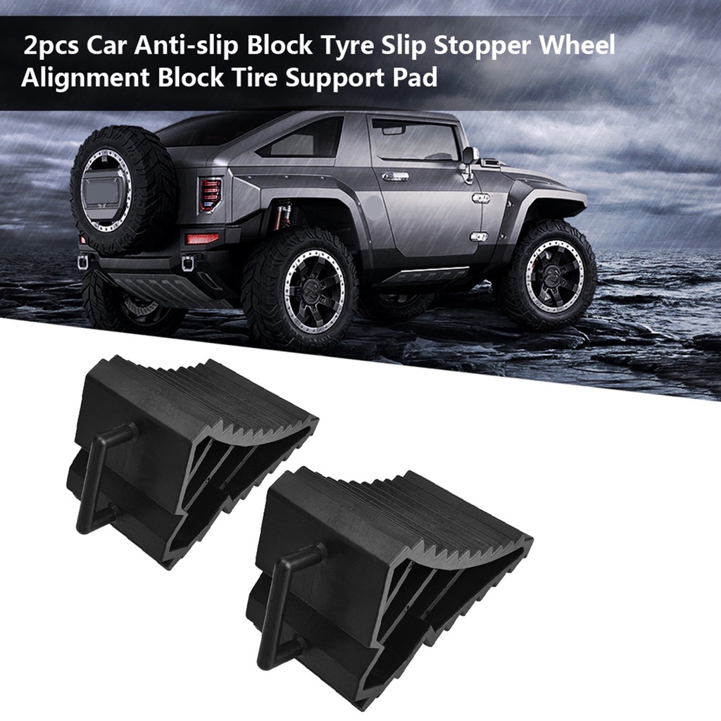 Wheel Chock Tire Stopper Crawler Parking Stopper Antislip Tyre Chocks ...