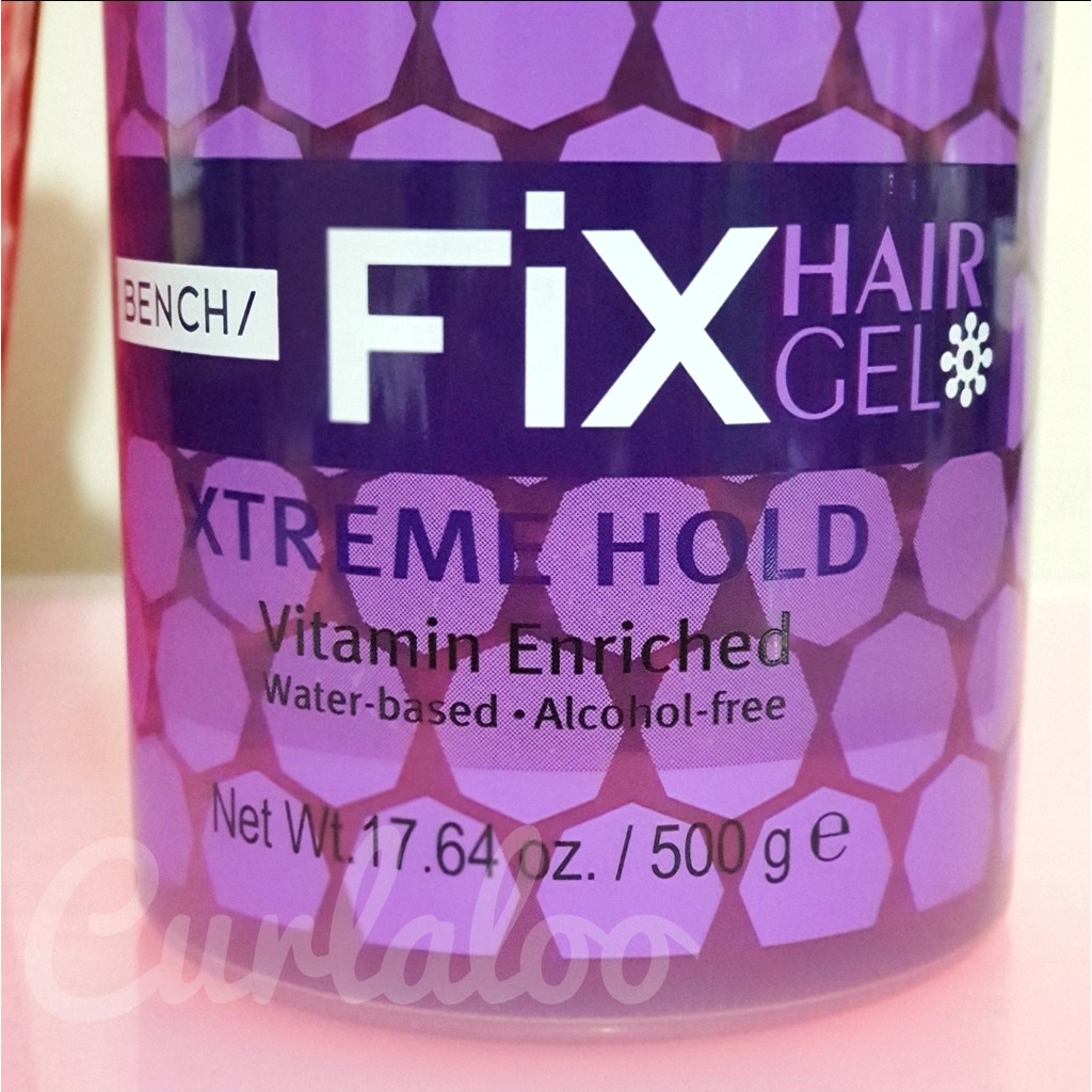 Curlaloo CGM Shop - Bench Fix Hair Gel - Extreme Hold (Purple) 500g ...
