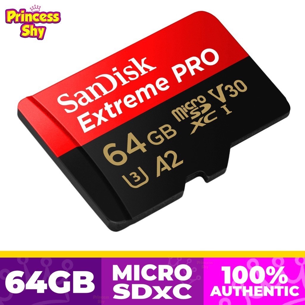 SanDisk Extreme Pro 64GB Micro SDXC U3 V30 | Shopee Philippines