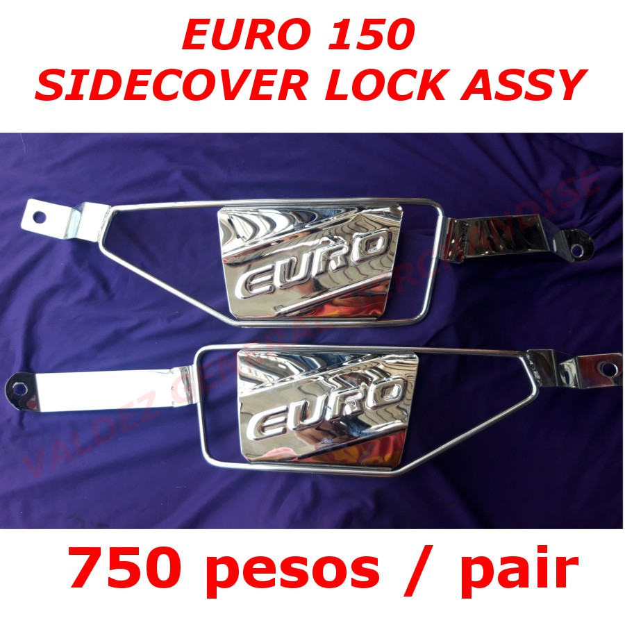 Euro 150 and Rusi 125 Sidecover Lock Assembly Stainless | Shopee ...