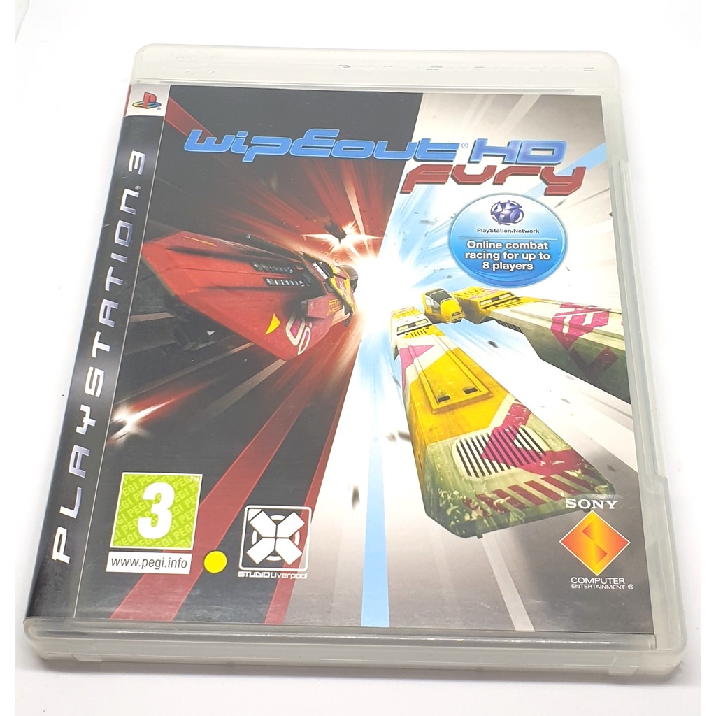 WipeOut HD Fury ps3 Rare game R2 | Shopee Philippines