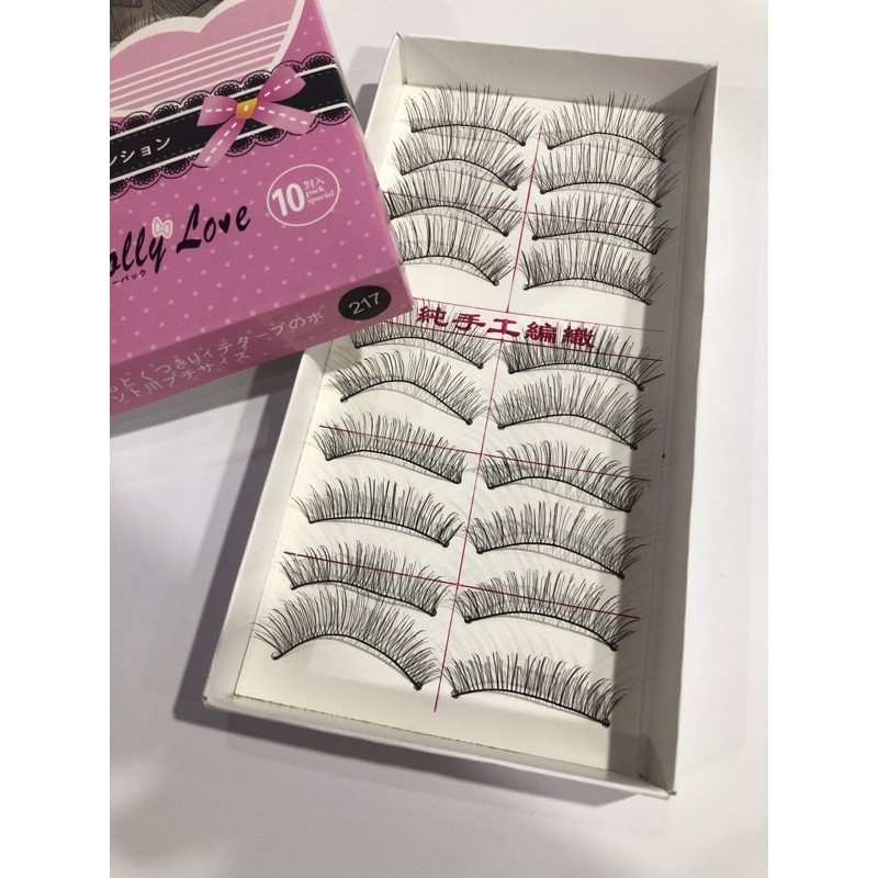 Taiwan Lashes Pink Box False Lashes Eyelashes 10pair per box | Shopee ...
