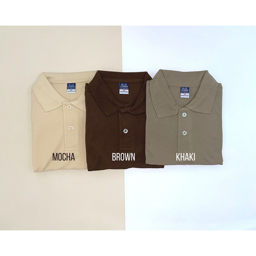 Original Blue Corner Men’s Polo Shirt (Unisex Adults Men/Women)Uniform ...