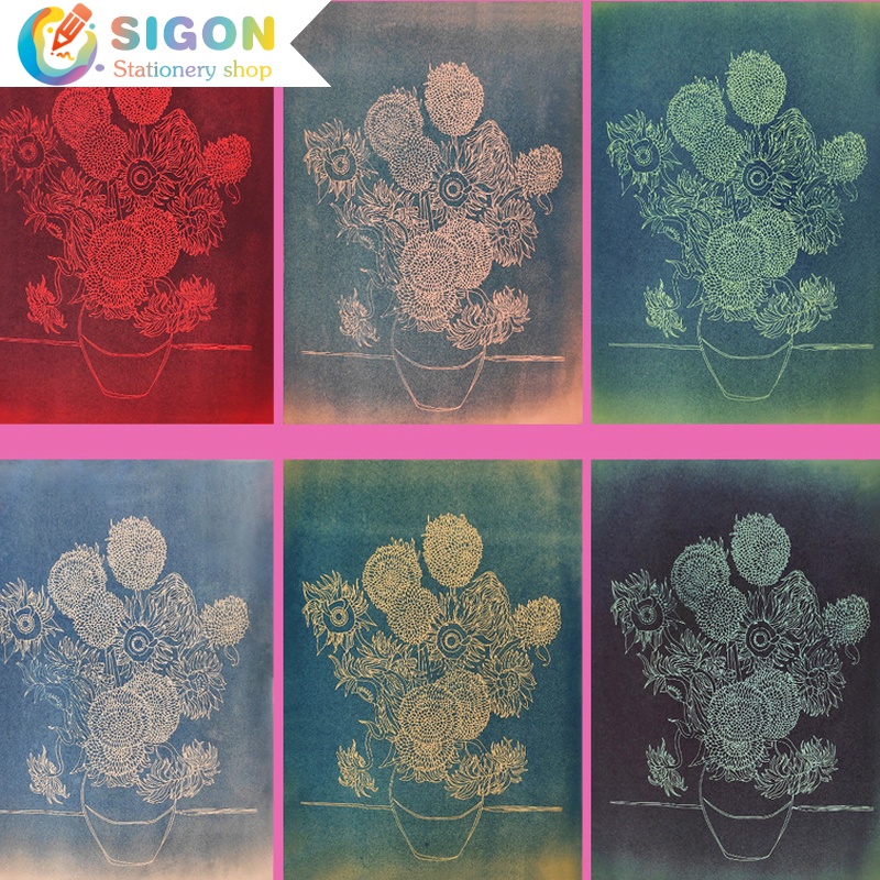 Cyanotype Paper Sun Art Paper Light and Shadow Sensitivity Is Suitable ...