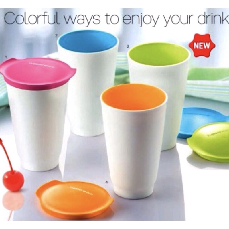 Tupperware Allegra Tall Cup (1) 450ml | Shopee Philippines