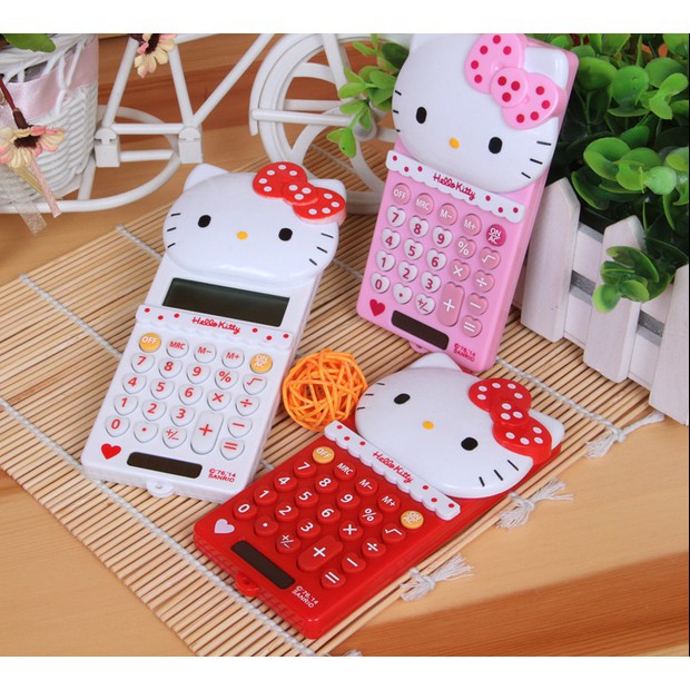 Hello Kitty Cartoon Electronic Calculator Sceintific LED COD | Shopee ...