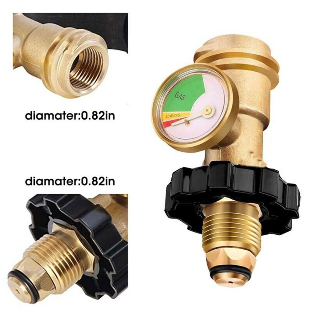 POL High Low Gas Pressure Gauge Level Indicator Propane Lpg Bottle ...